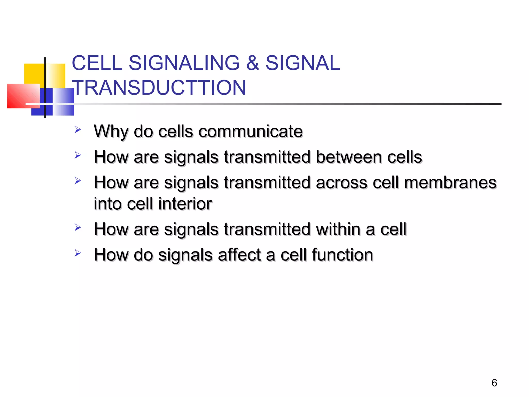 Cell signaling | PDF