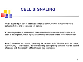 Cell signaling | PPT