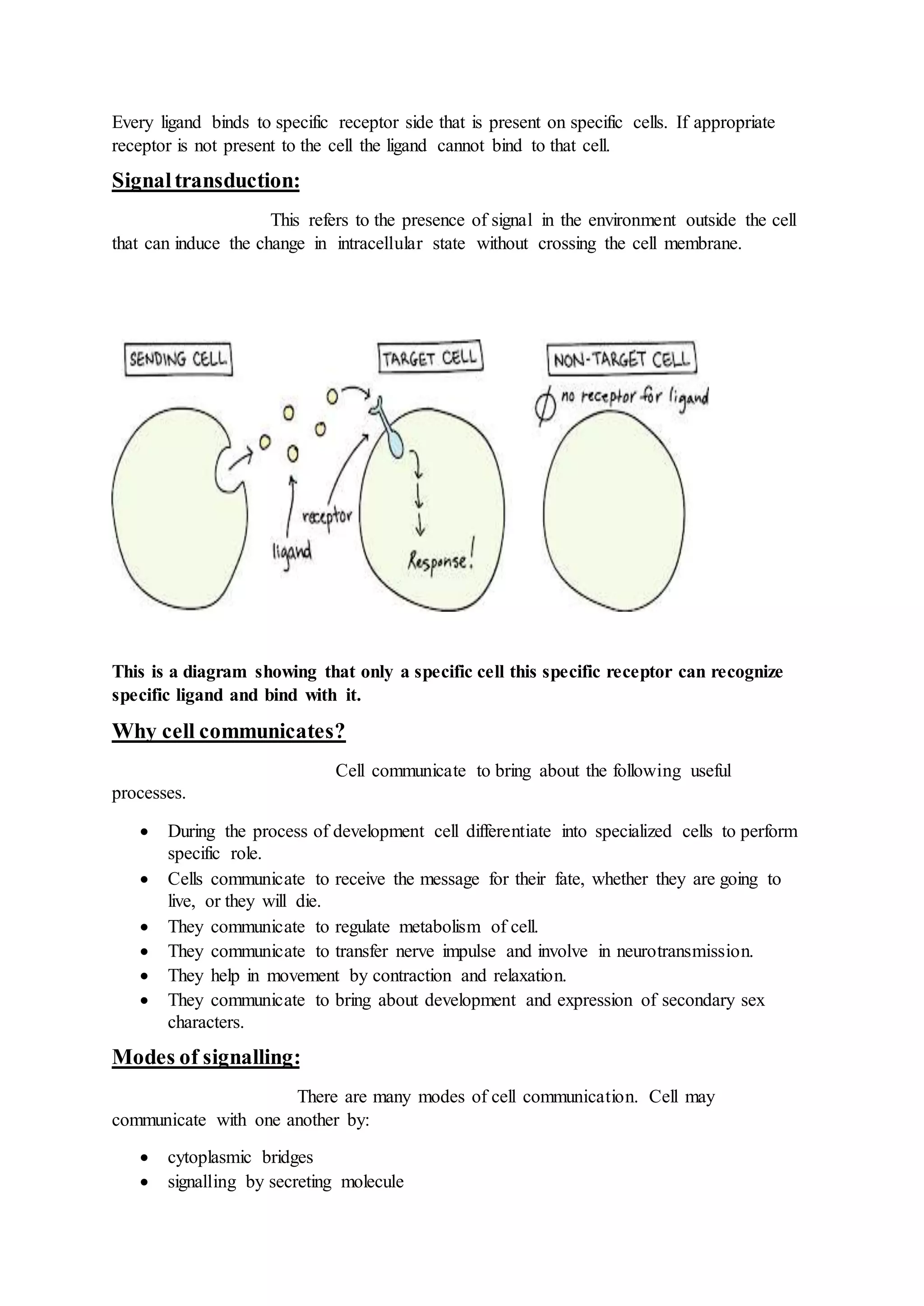Cell signaling pathways | DOCX