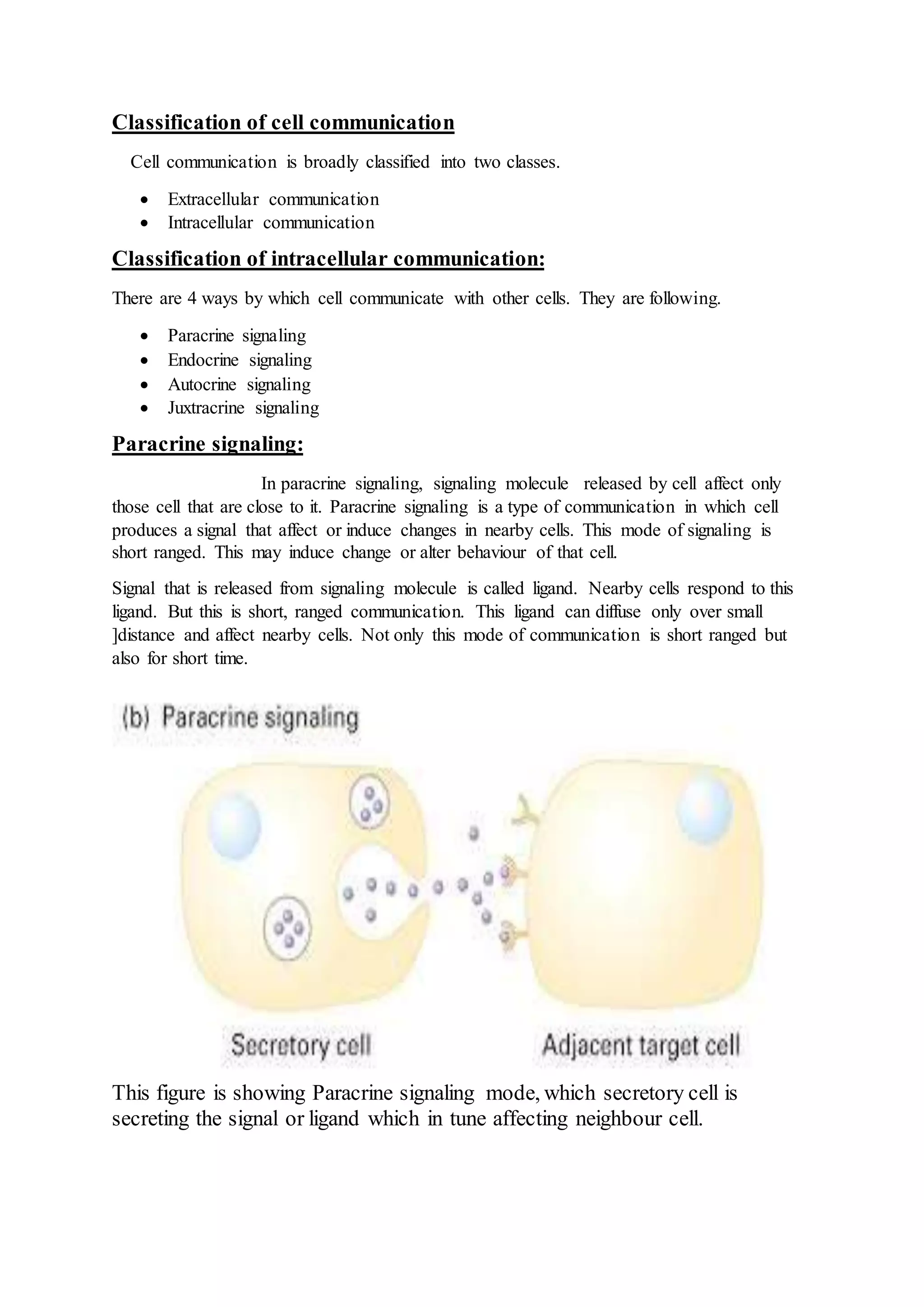 Cell signaling pathways | DOCX