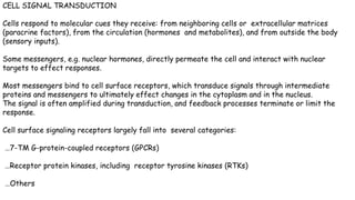 Cell signal lecture | PPT