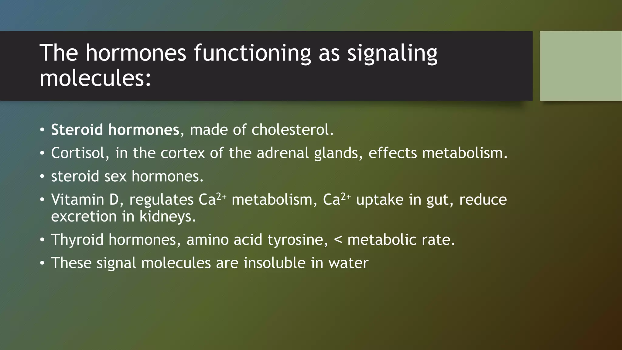 Cell Signalling Pathway (intra and extra cellular signalling) | PPTX