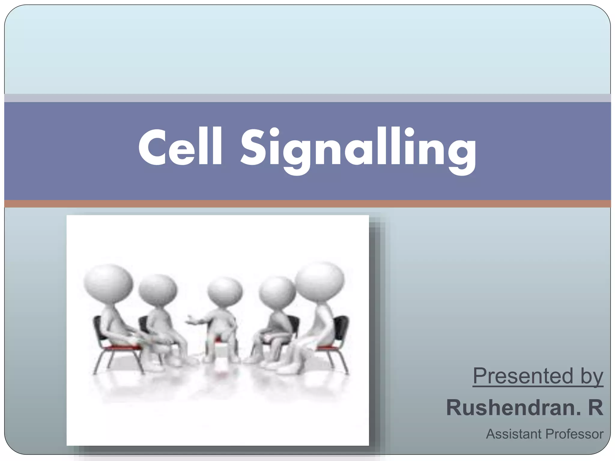 Cell - signalling, Communication, Junctions | PPTX