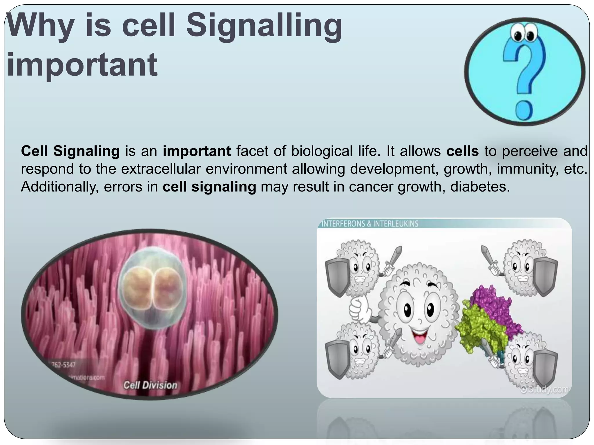 Cell - signalling, Communication, Junctions | PPTX
