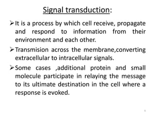 Cell signalling | PPTX