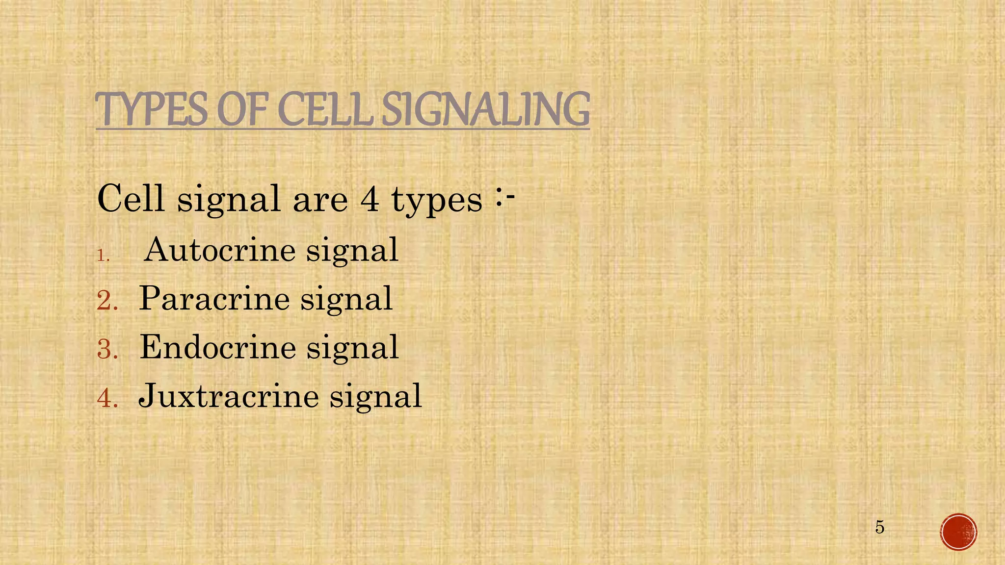 CELL SIGNALlING pptx | PPTX | Endocrine and Metabolic Diseases ...