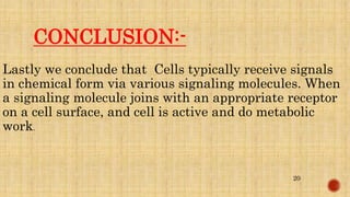CELL SIGNALlING pptx | PPTX