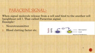 CELL SIGNALlING pptx | PPTX | Endocrine and Metabolic Diseases ...