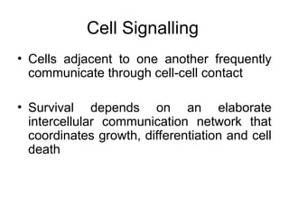cell signalling Higher level, Post graduate | PPT