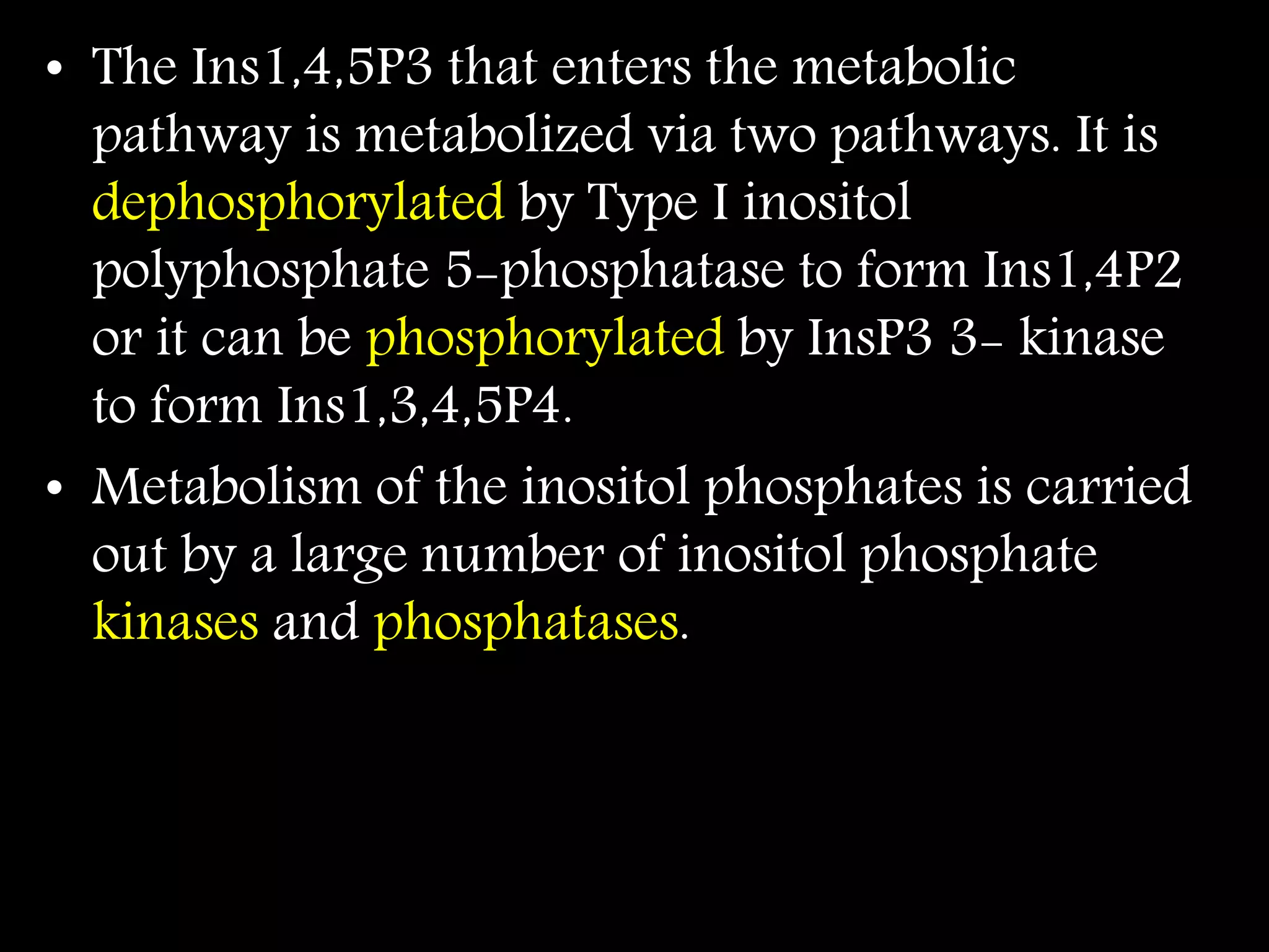 TGF Beta Pathway and Inositol Phosphate Pathway In Cell Signalling | PPTX