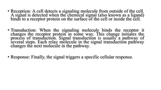 Cell signalling | PPTX