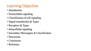 Cell signalling | PPTX