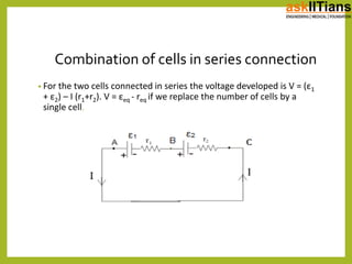 Cells in Series and in Parallel | Physics | PPTX