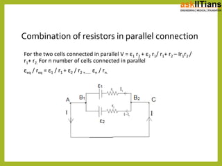 Cells in Series and in Parallel | Physics | PPTX