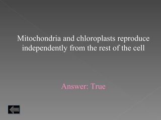 Cells Jeopardy | PPT | Biological Sciences | Science