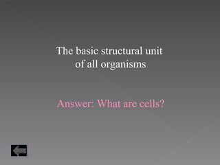 Cells Jeopardy | PPT