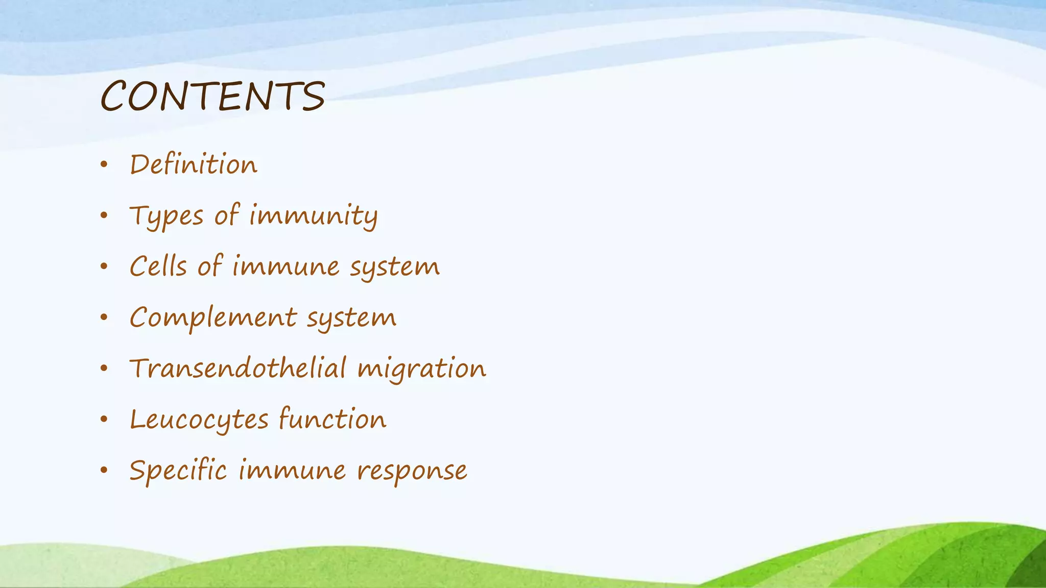 Immunity : Cells of immune system | PPTX