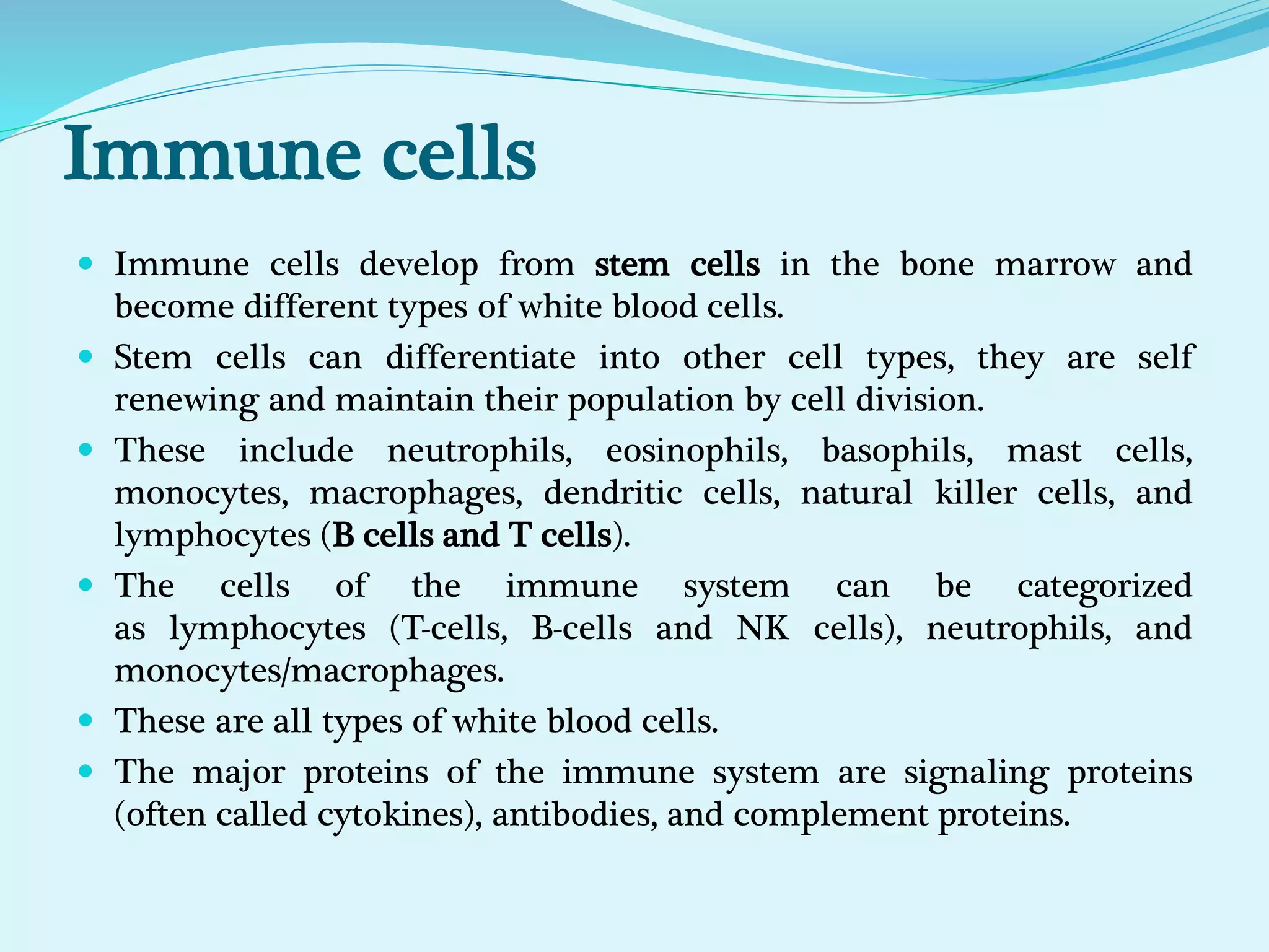 Cells of the immune system | PPTX