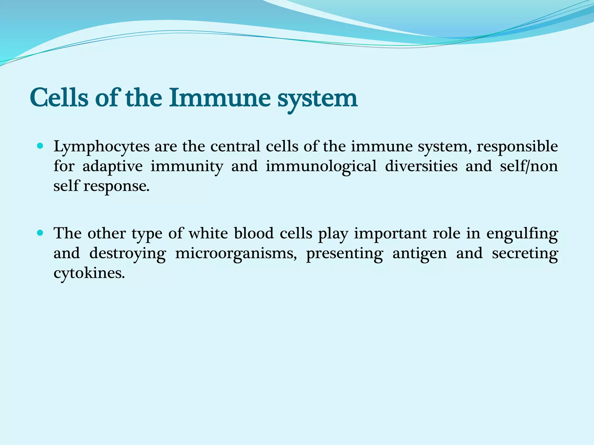 Cells of the immune system | PPTX