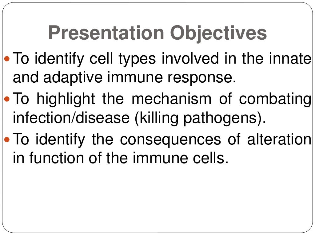 Cells Of The Immune System Ppt