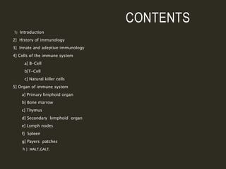 Cells & organs of immune system | PPTX