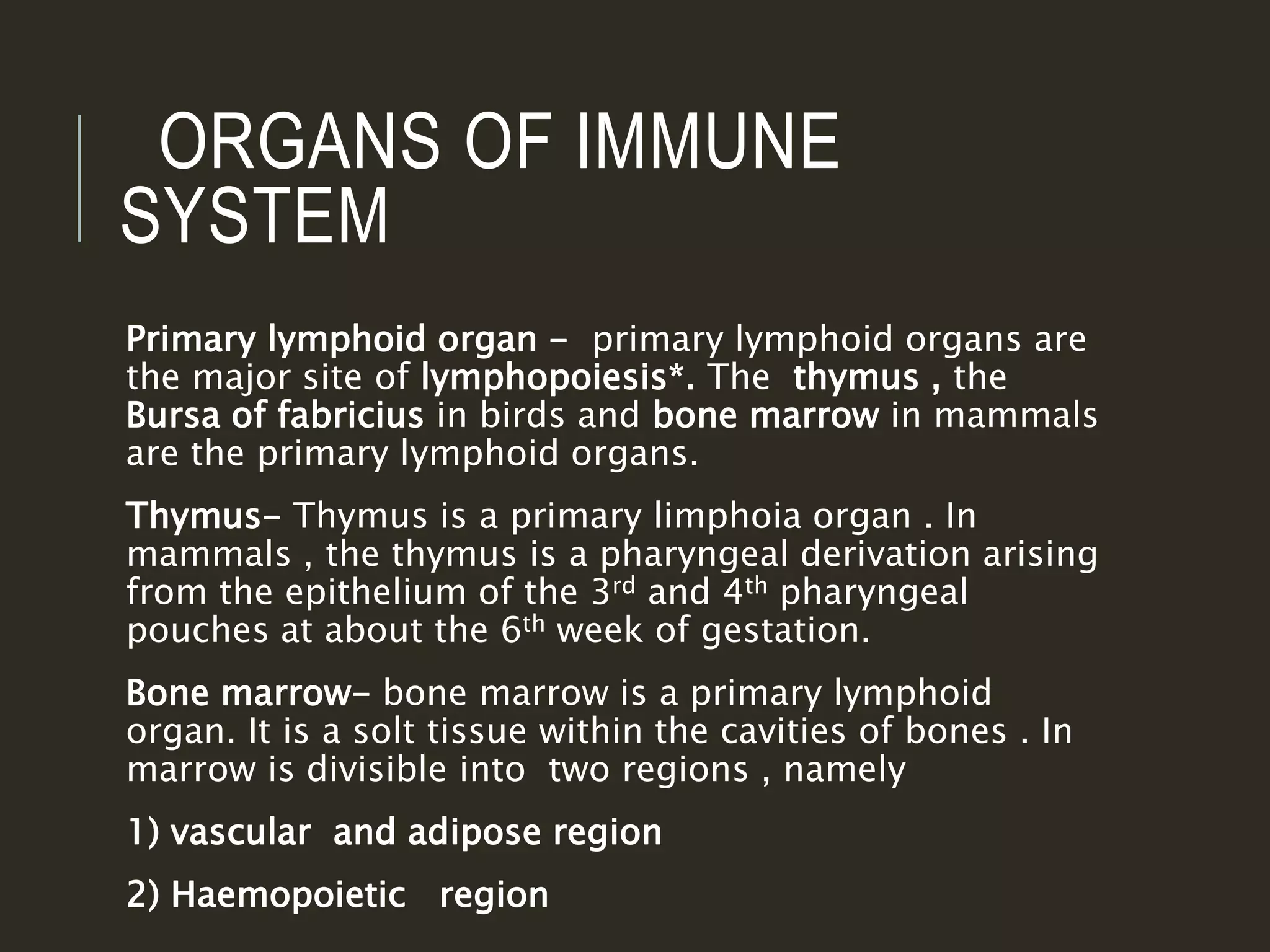 Cells & organs of immune system | PPTX