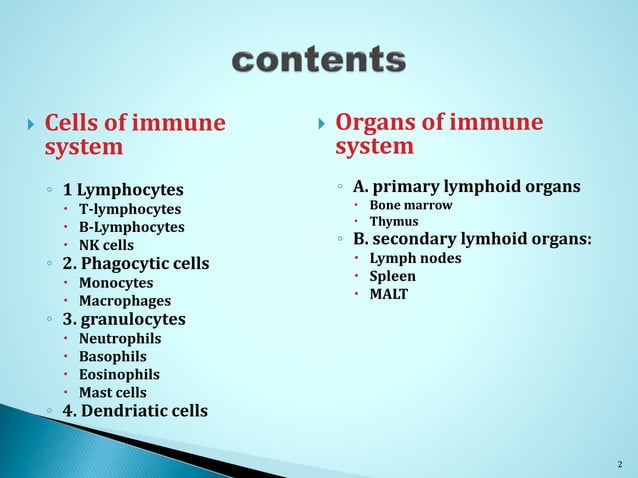 Cells & organs of immune system | PPTX