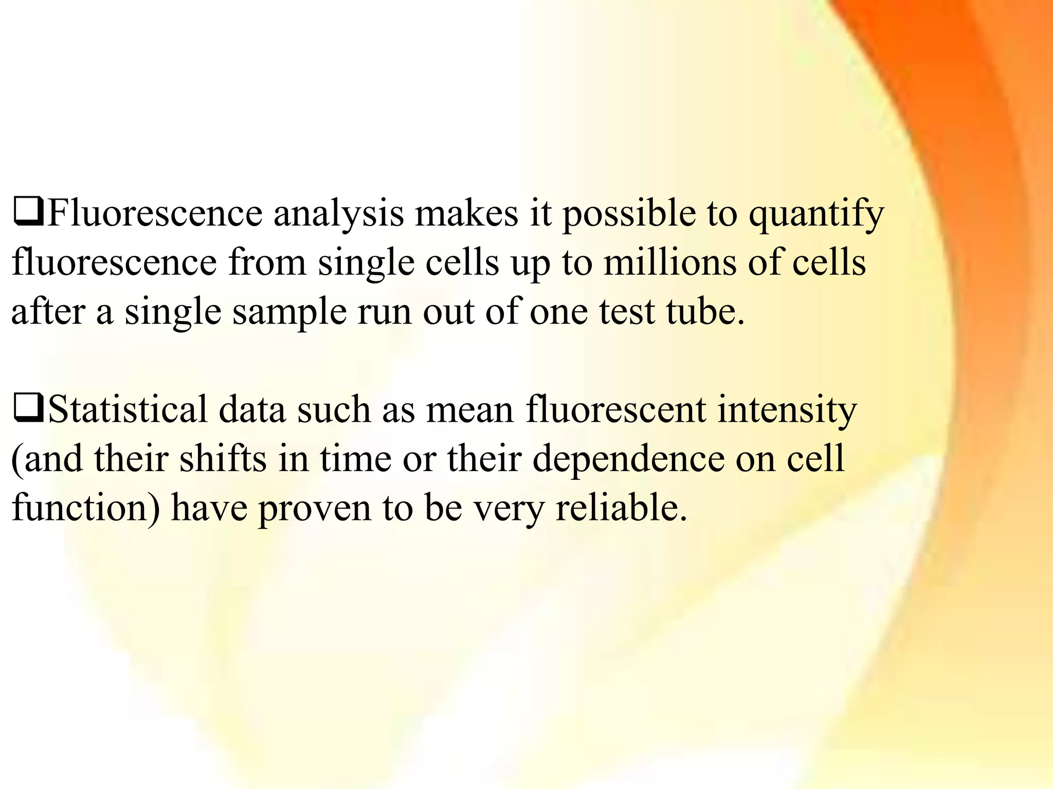 Cell sorting/FLOW CYTOMETERY/Fluorescence Flow Cytometry | PPTX