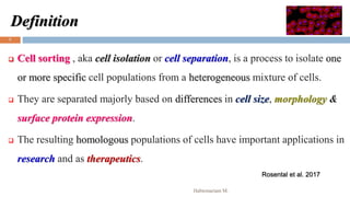 Cell Sorting Techniques | PPTX