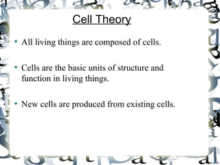 Cells part 2 cell theory | PPT | Free Download