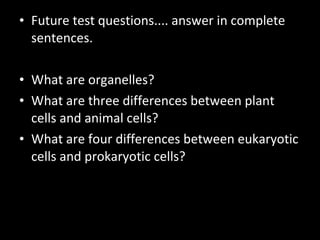 Cell Biology Notes | PPT
