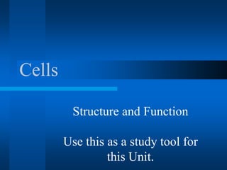 Cells Structure and Function.ppt.pptx