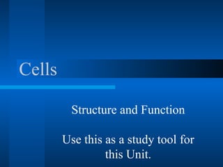 Cells Structure and Function life.ppt.pptx