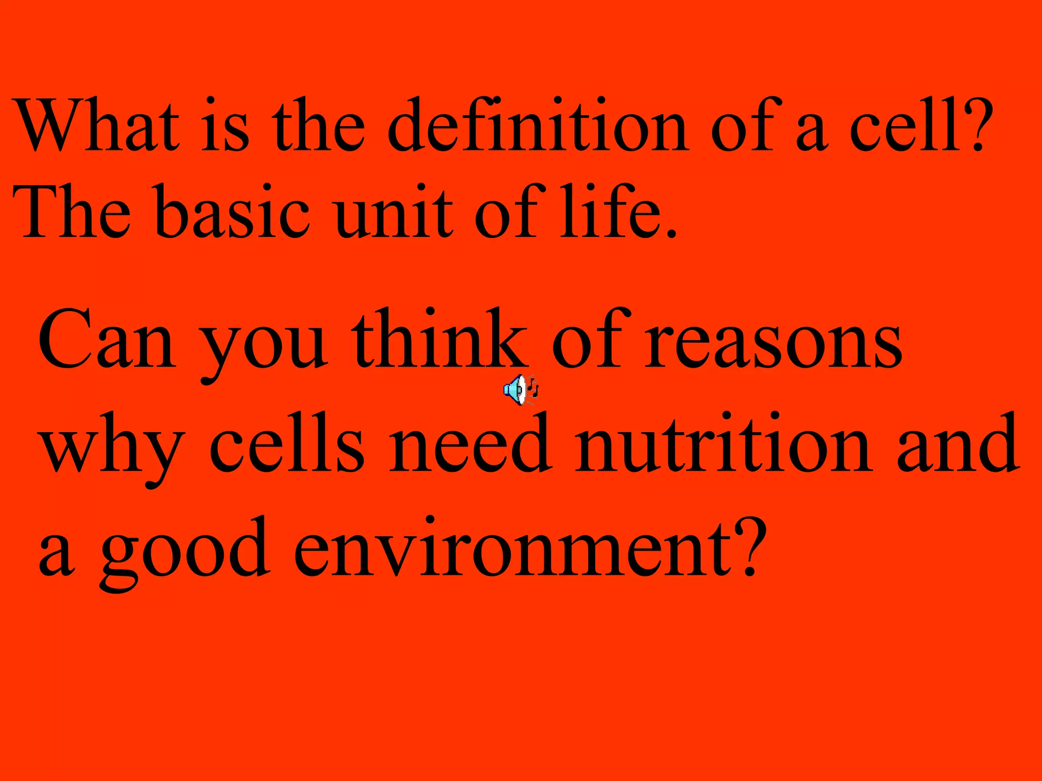 cells The Basic Unit of Life.ppt