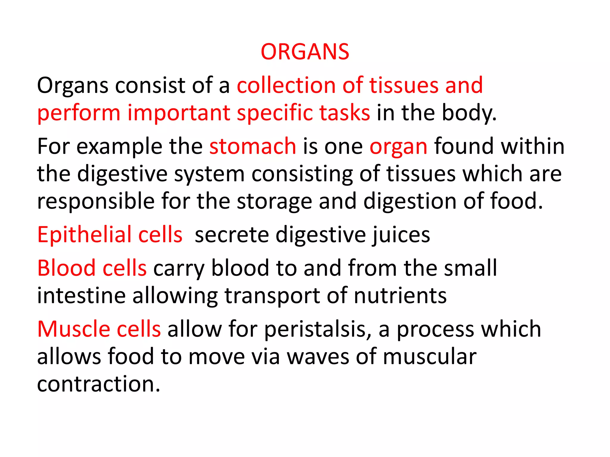 Cells tissue organs_systems | PPTX