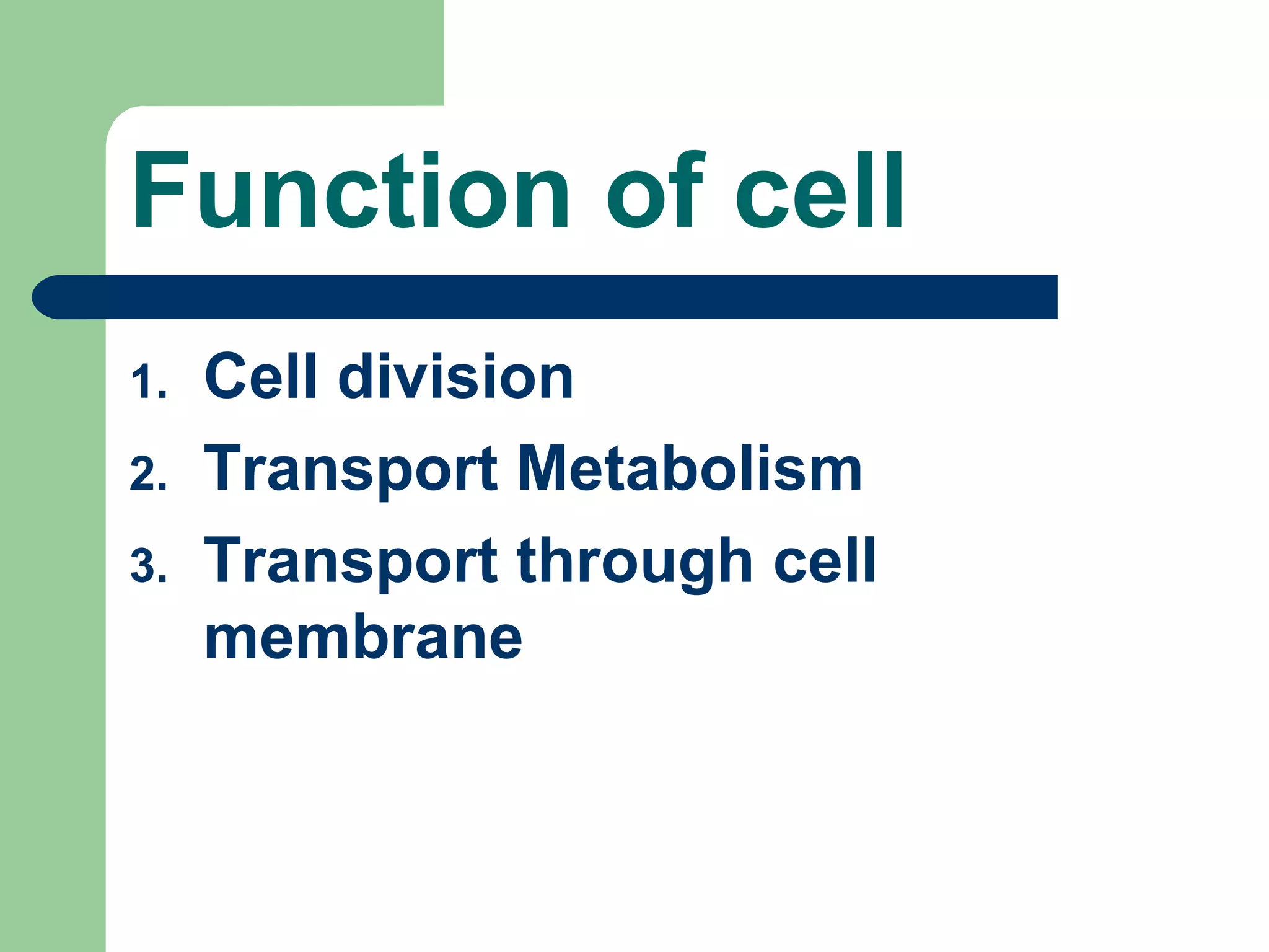 Cell Structure | PPT
