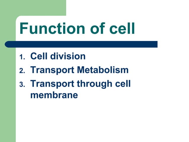Cell Structure | PPT | Biological Sciences | Science