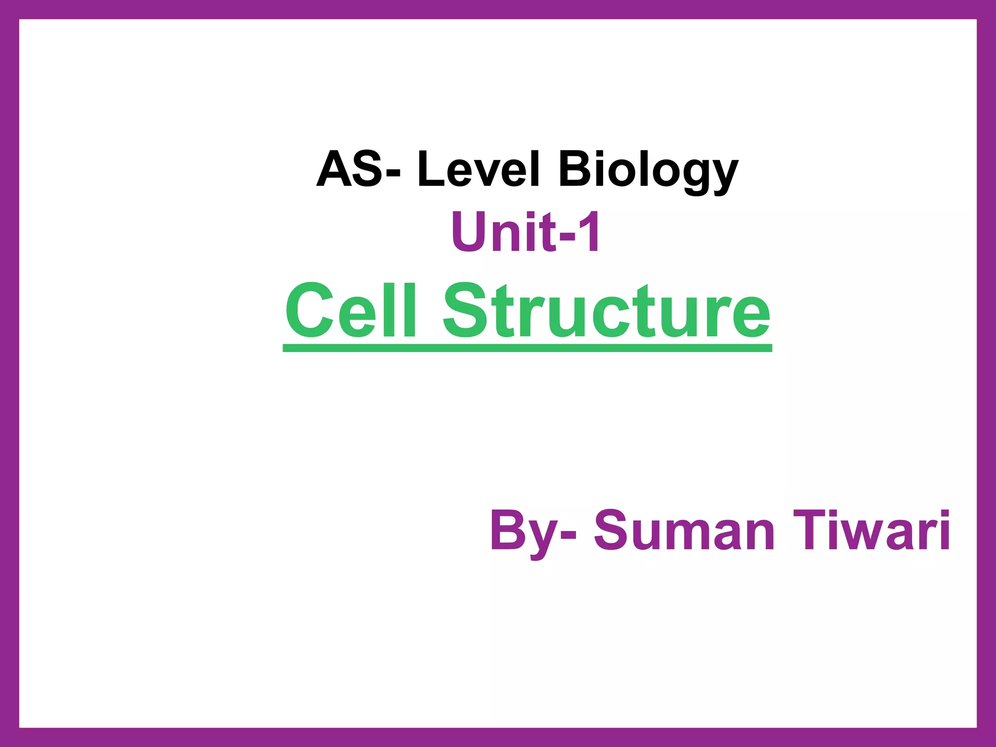 Cell structure | PPT