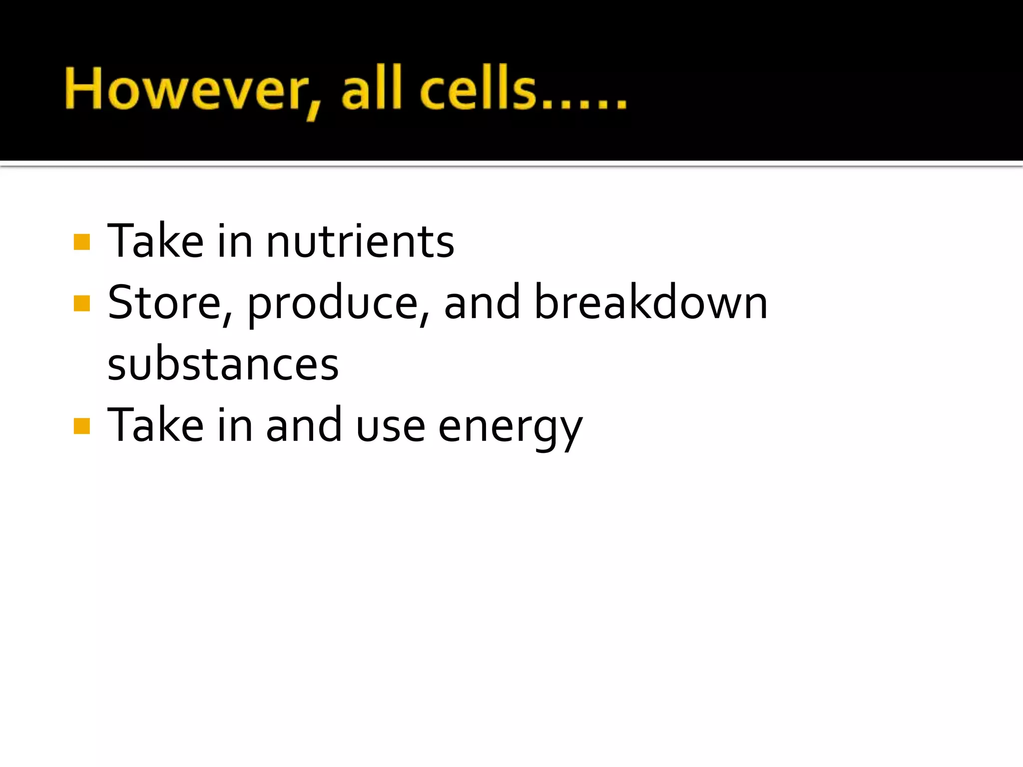 Cell structure 7th grade chapter 8 | PPTX