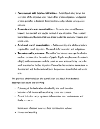 Cell structure and food balance | PDF