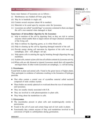 Cell structure and function | PDF