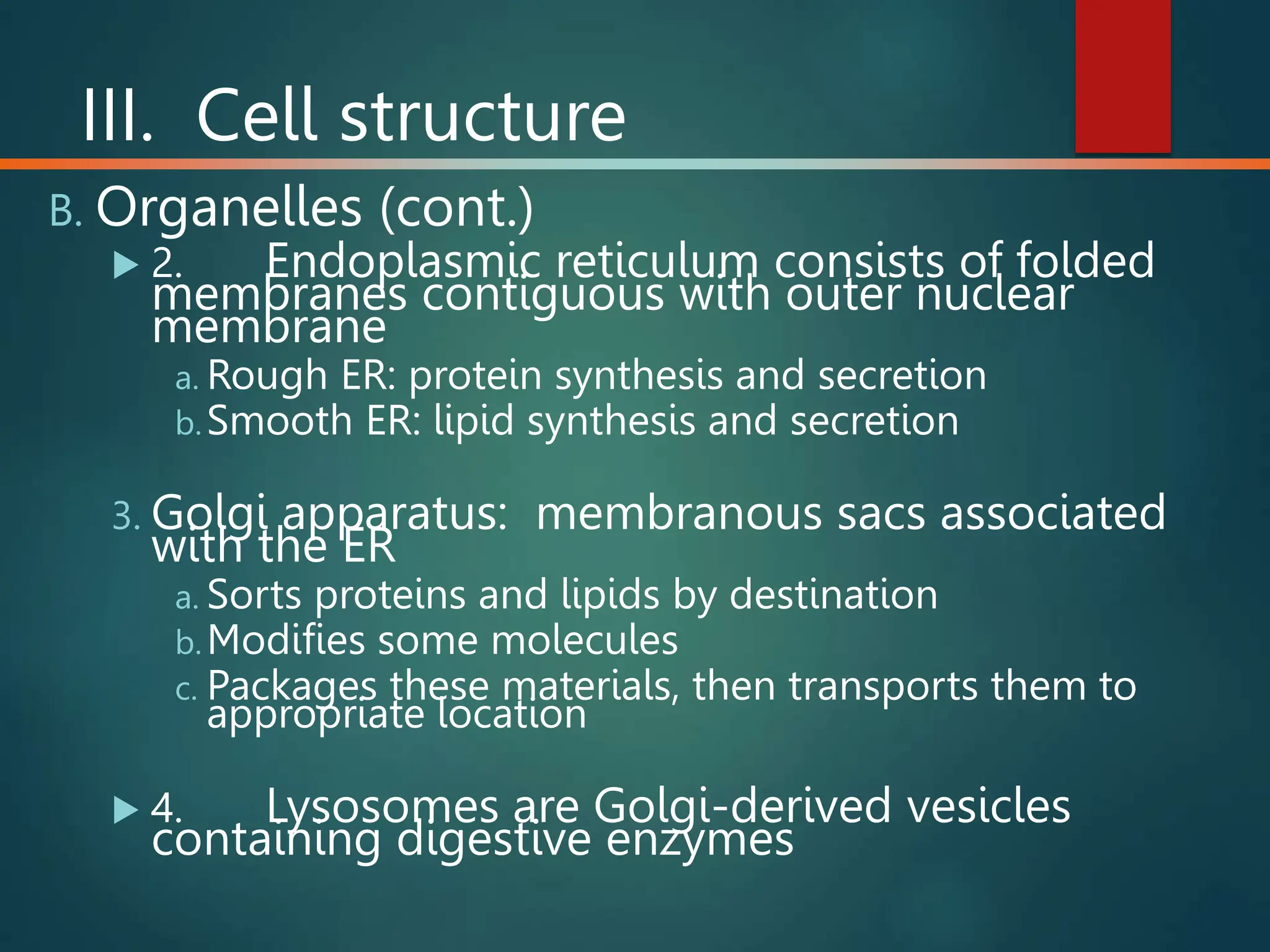 Cell structure and function basics of cell biology | PPT