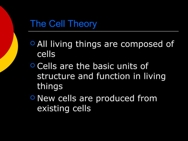 Cell structure and function (Miller and Levine Biology chapter 7) | PPT