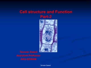 Cell structure and function part 2 for stds ts | PDF | Biological ...