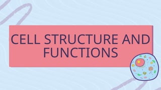 THE CELL STRUCTURE AND ITS FUNCTIONS.pptx