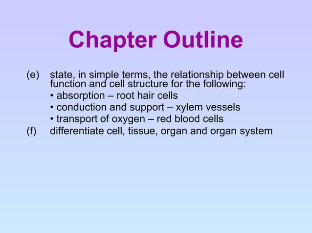Cellstructureandorganisationlssbiology | PPT