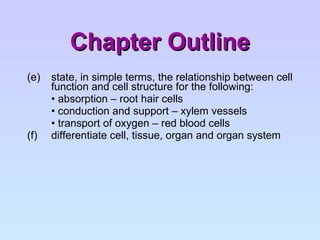 Cell structure and organisation | PPT