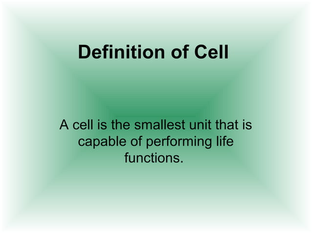 Cell structure function | PPT