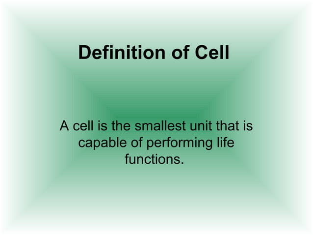 Cell:Structure and Functions | PPT