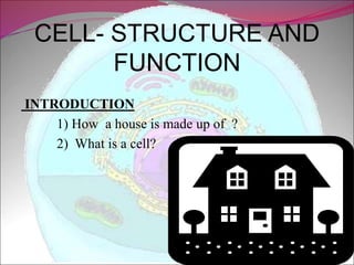 Cell structure & function | PPT